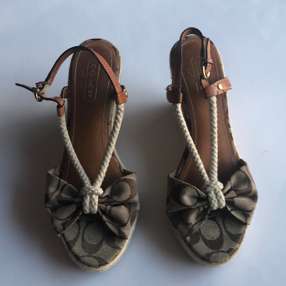 Coach Wedge Sandals - Gem